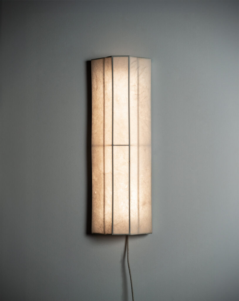 Sculptural Wall Light In Vellum By Studio Tops | Afield